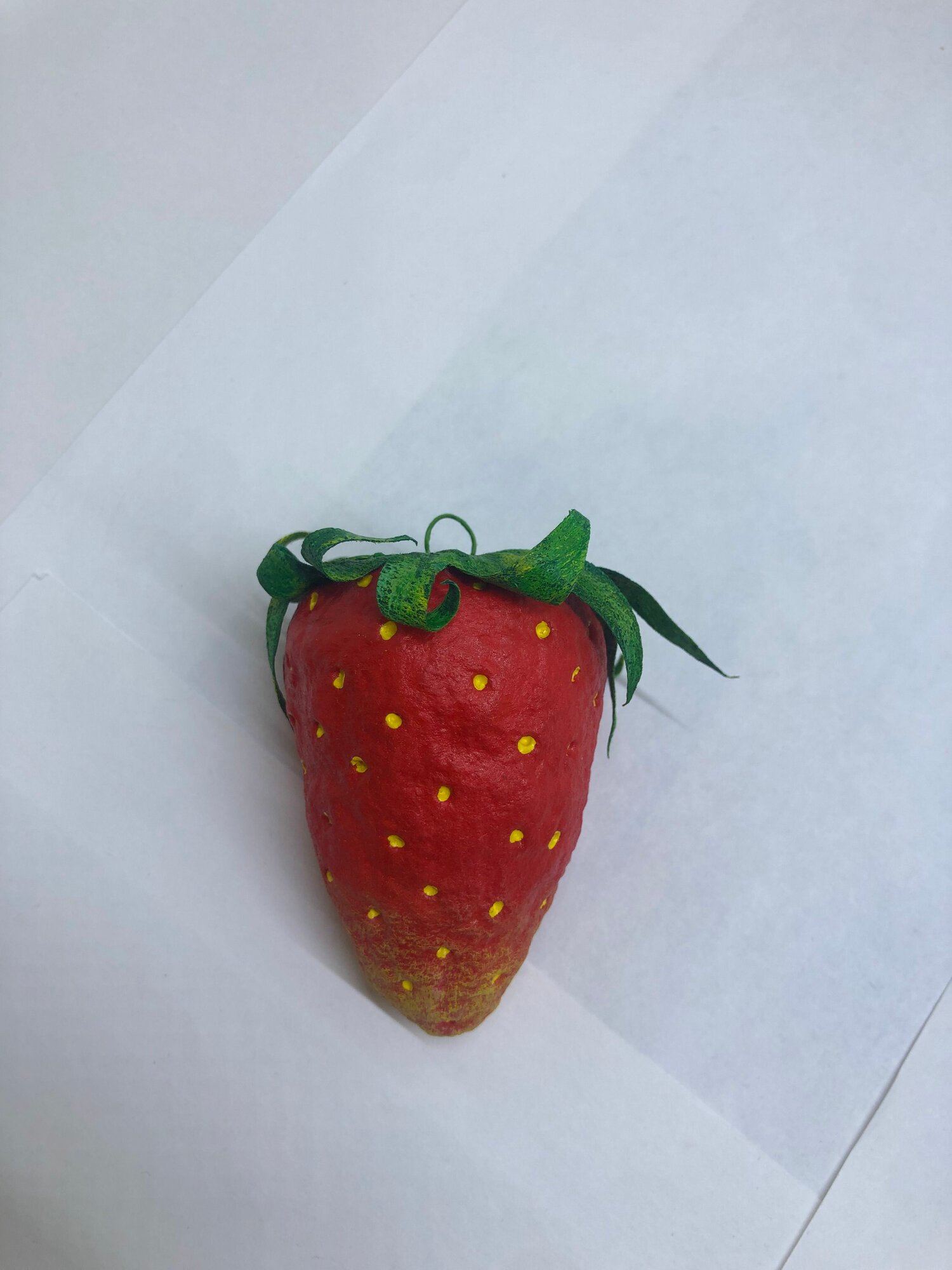 Ватная игрушка "Клубничка"