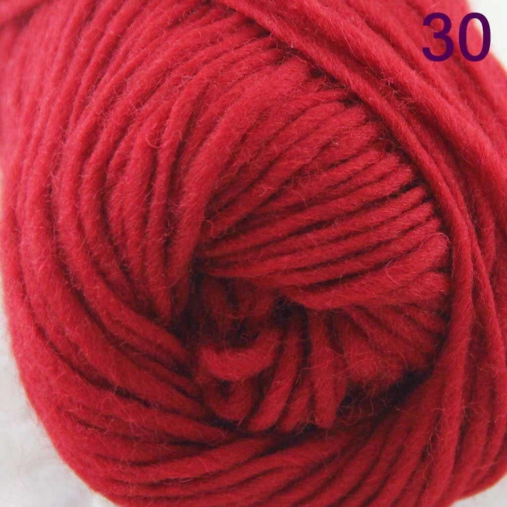 Плетеная шерстяная пряжа 50г/61м, толстая ручная трикотажная пряжа для вязания свитеров и шарфов, яркая bulky пряжа 100% шерсть