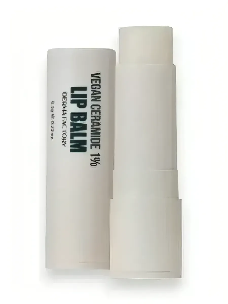 Бальзам Derma Factory EDLP Vegan Ceramide 1% Lip Balm, Веганский бальзам для губ с церамидами, 6.5 г