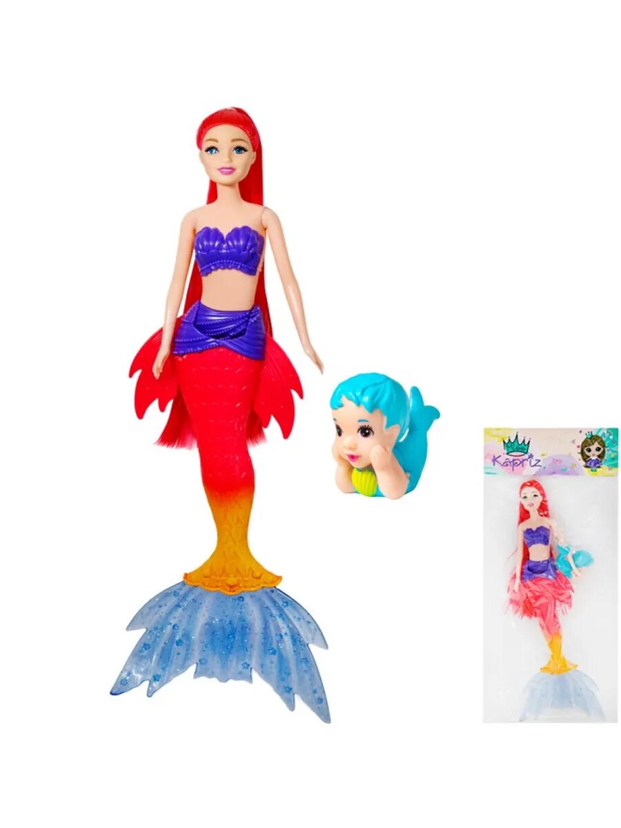Кукла Miss Kapriz YS9988-5 Русалочка в пакете