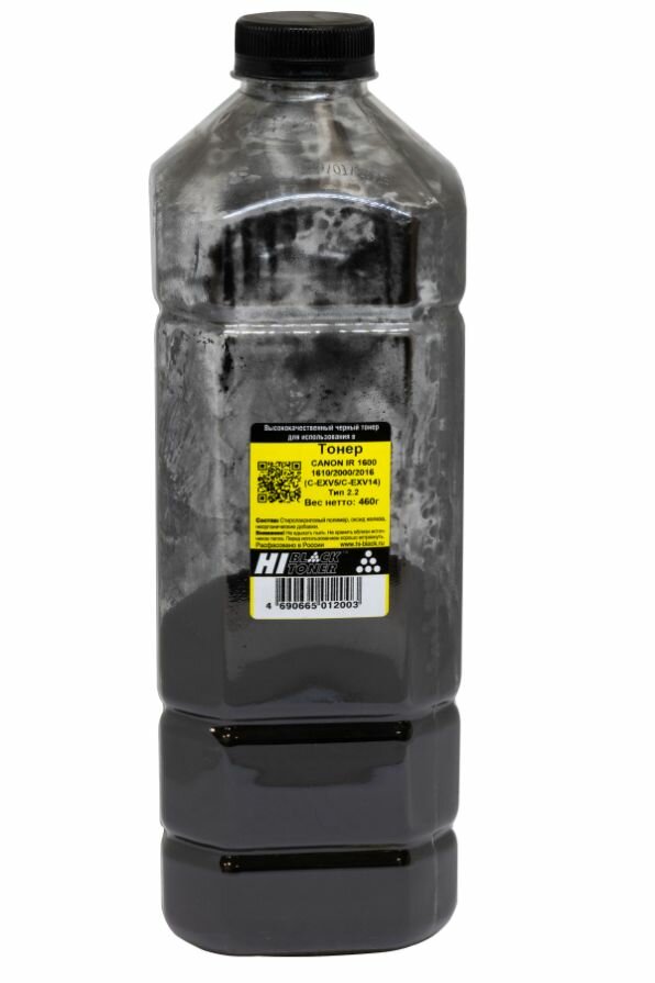 Тонер Hi-Black для Canon iR 1600/1610/2000/2016 (C-EXV5/C-EXV14) Тип 2.2, Bk, 460 г, канис