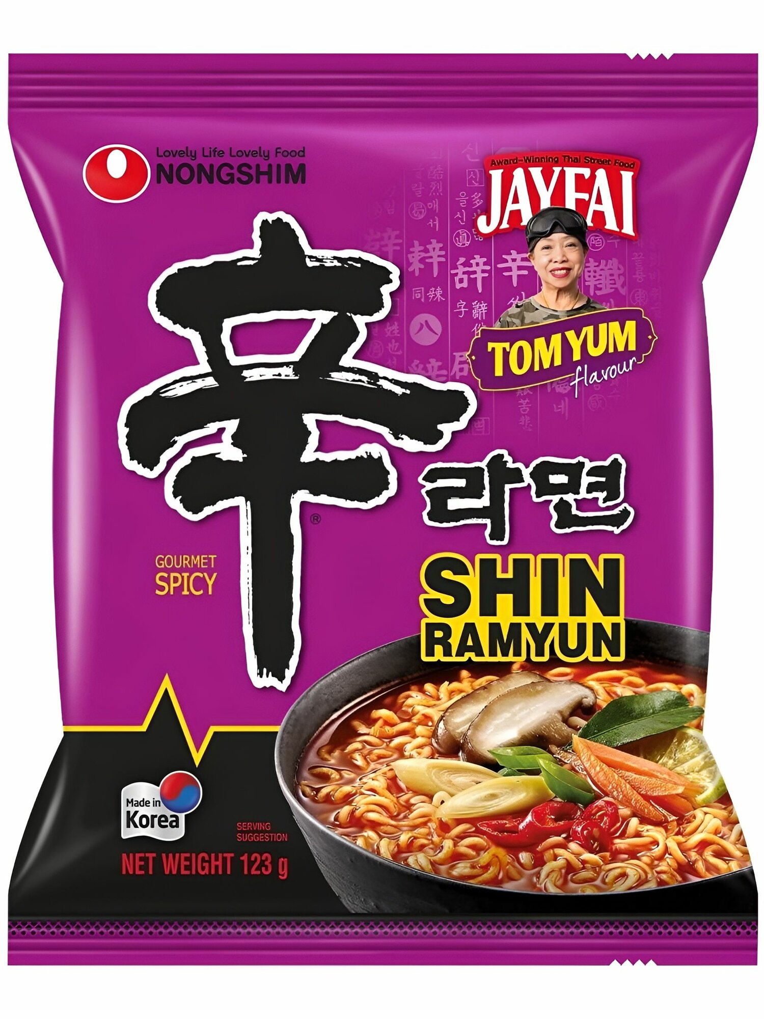 Shin Ramyun Nongshim TOOMBA, корейская лапша быстрого приготовления, 1 шт/123гр