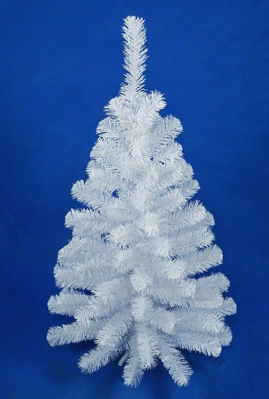 Искусственная настольная елка Метелица 50 см белая, ПВХ, MOROZCO 100525/1005-morozco