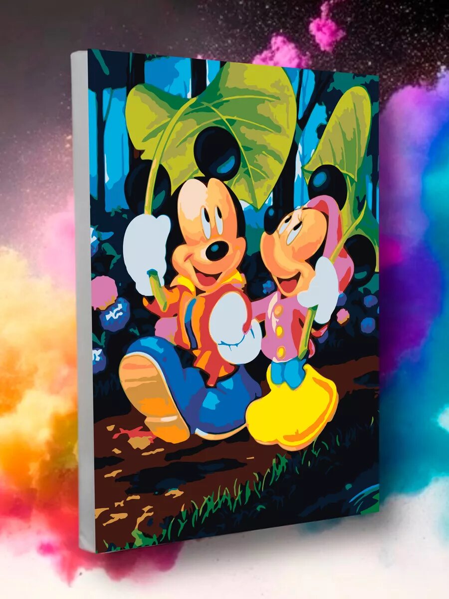 Картина по номерам Микки Маус