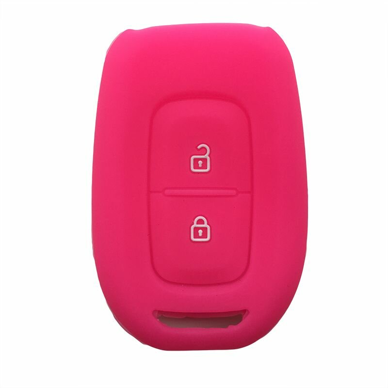 Силиконовый автомобильный ключ for Renault Sandero Duster Logan Stepway 2019 Dacia Scenic Master Megane Key Cover, синий