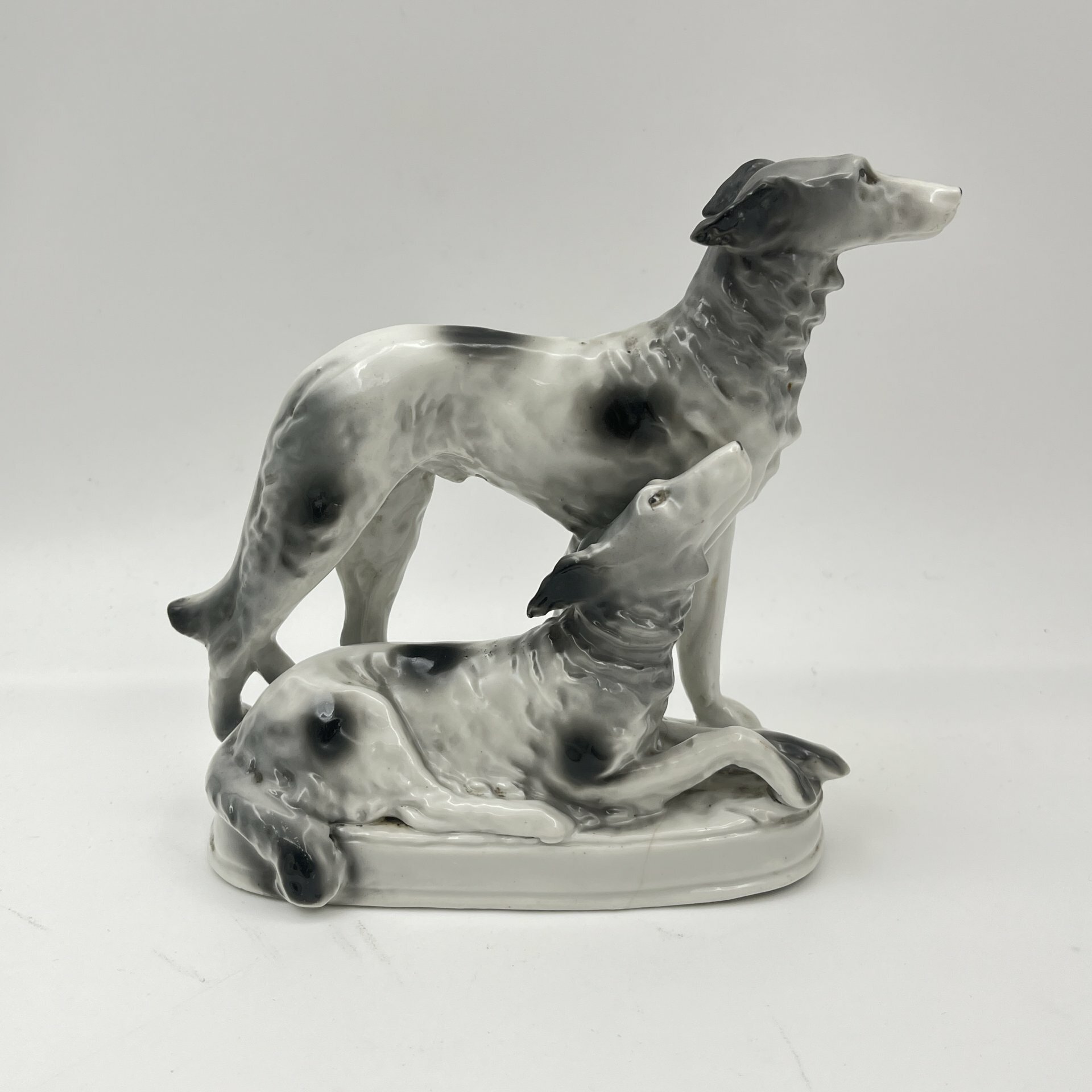 Статуэтка "Охотничьи собаки", фарфор, роспись, Германия, 1970-1990 гг.
