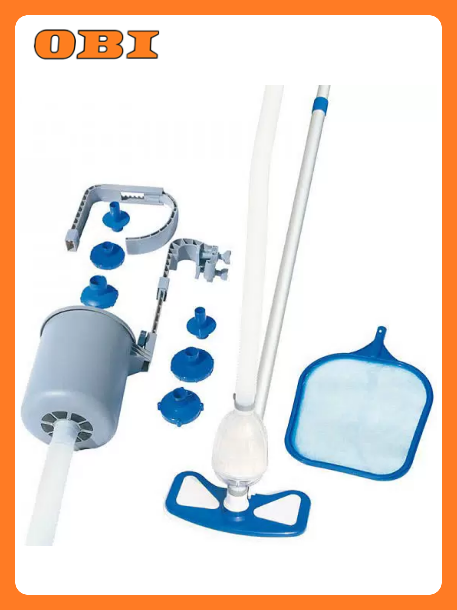 Набор для чистки бассейна Bestway Aquaclear Deluxe для бассейнов d 610 см