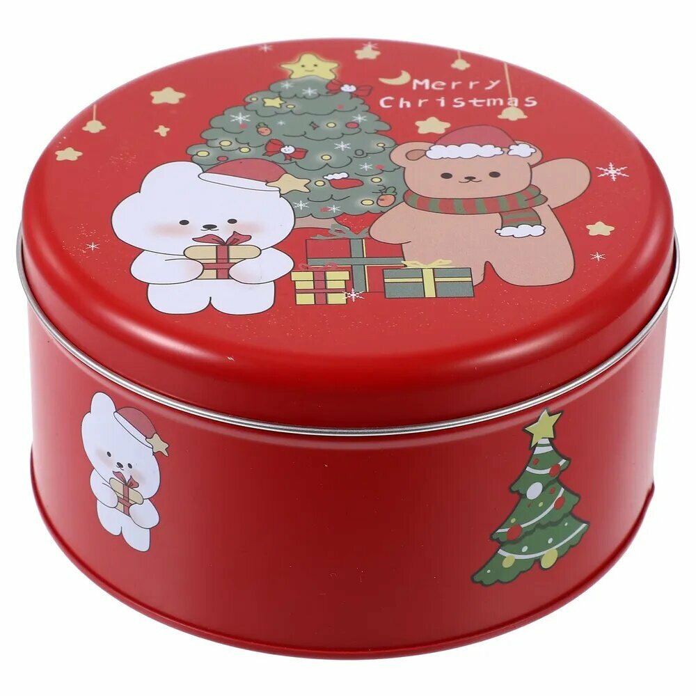 Коробка Из Жести Для Упаковки Печенья И Конфет 1 Упаковка