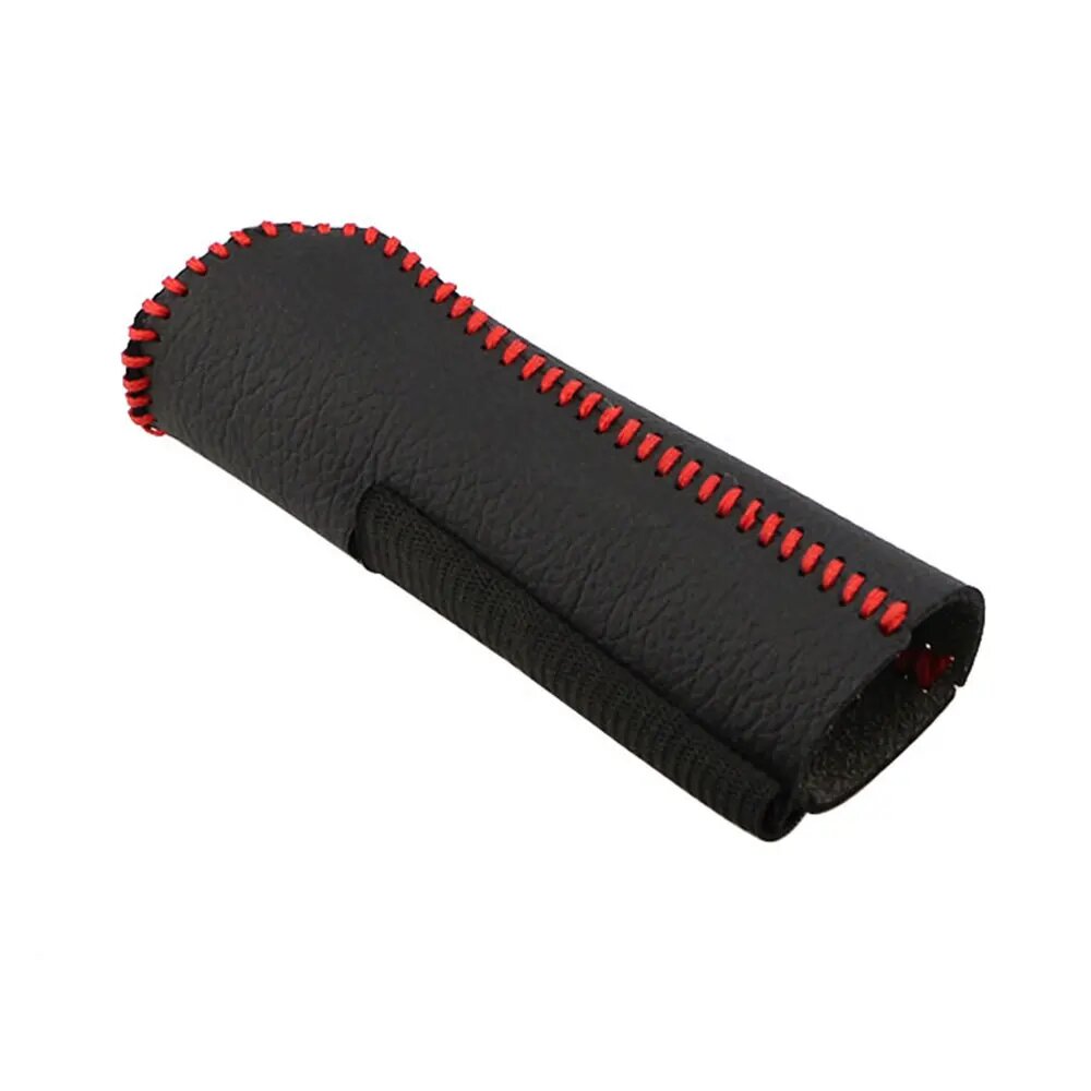 Кожаный чехол на ручку переключения передач AT для Ford Focus 3 MK3 2013-2018 red thred hand cover
