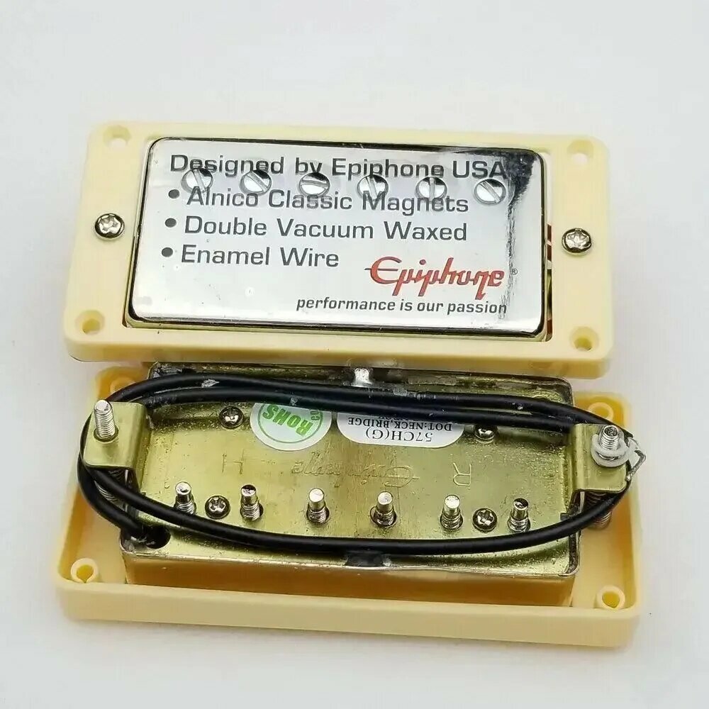1 комплект оригинальных стандартных керамических звукоснимателей для электрогитары Epiphone, произведенных в Корее