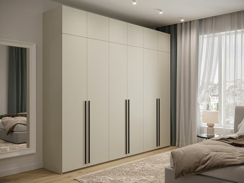 Шкаф распашной для одежды "Лорена Пакс 12" 270хх240х52 Кашемир