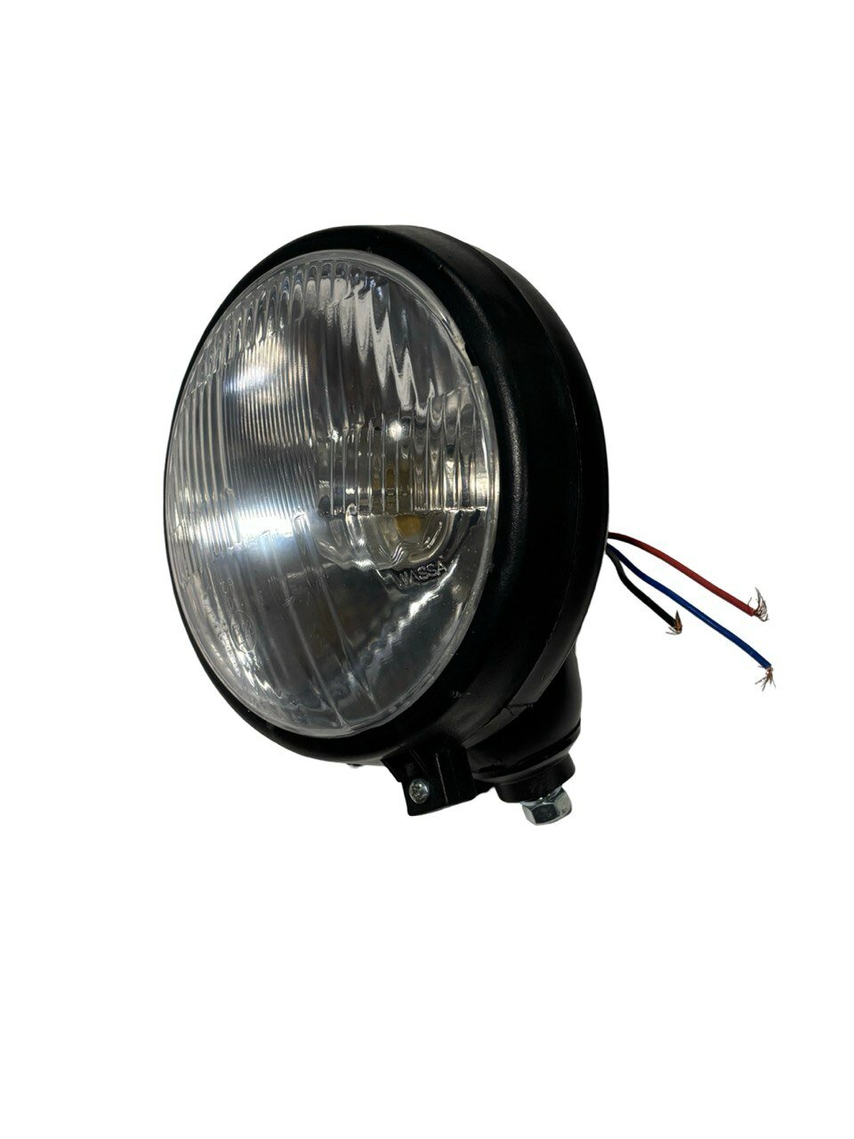 Фара передняя МТЗ-82, МТЗ-1221, круглая, 12В, пластиковый корпус