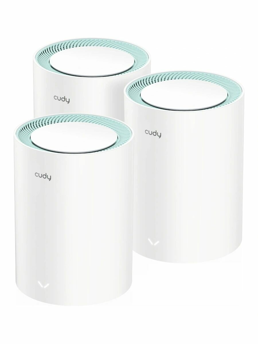 Бесшовный Mesh роутер Cudy M1500 (M1500(3-PACK)) AX1500 10/100/1000BASE-TX