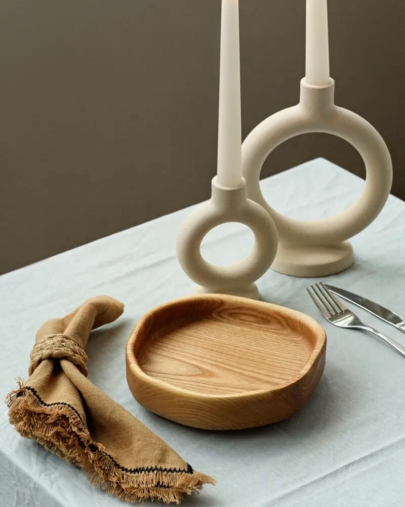 Сувенир, Универсальная ёмкость, Миска деревянная, ручная работа