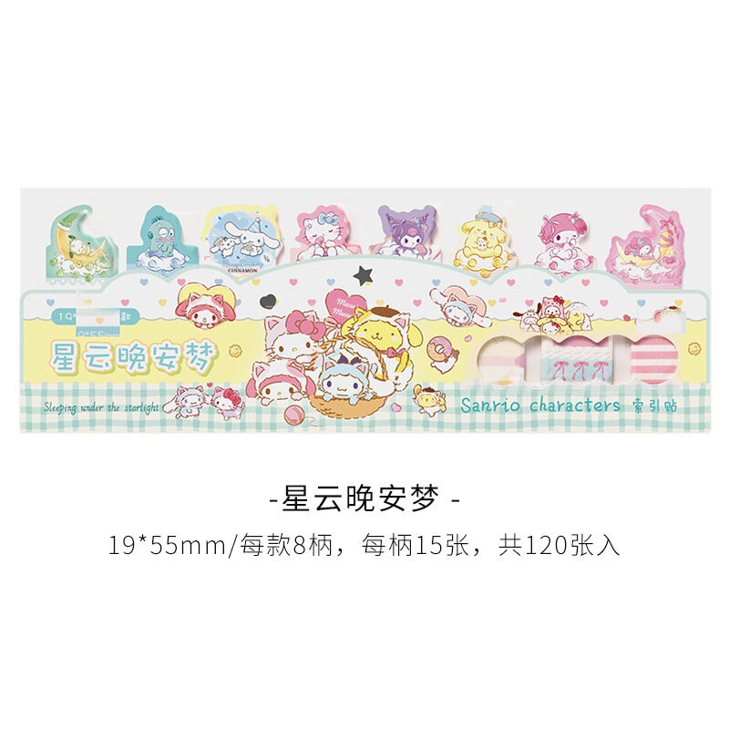 Блокнот для заметок с отрывными листами и мультяшным рисунком, бумага для заметок в девичьем стиле, стикеры, креативные закладки в японском стиле, индексные наклейки.