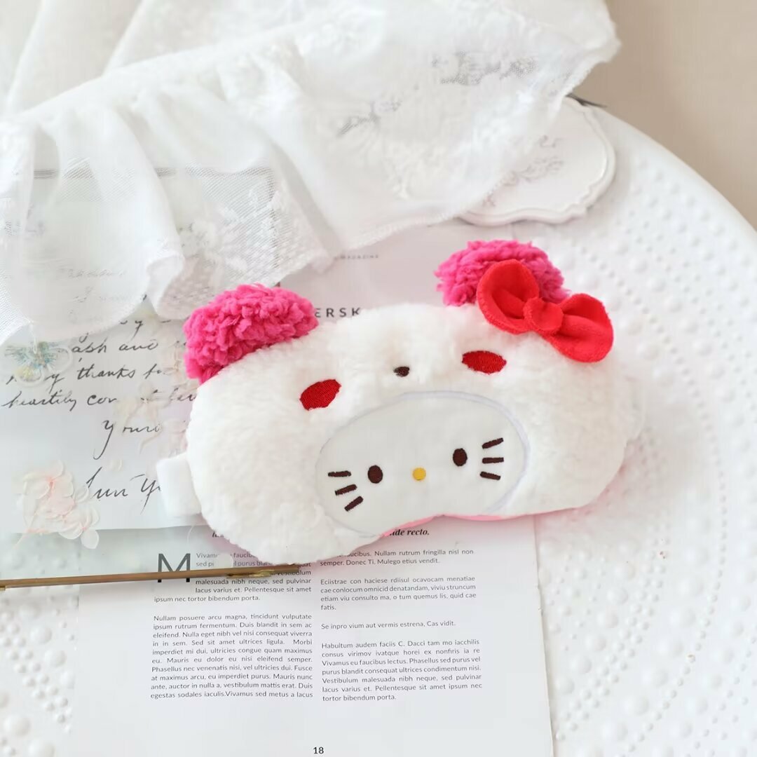 Милая мультяшная маска для сна, дорожная маска для глаз, светонепроницаемая маска для студентов и девушек, снимает усталость глаз, мягкая и дышащая защитная маска для глаз.