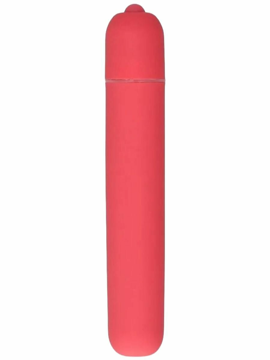 Розовая вибропуля Bullet Vibrator Extra Long - 10,5 см.