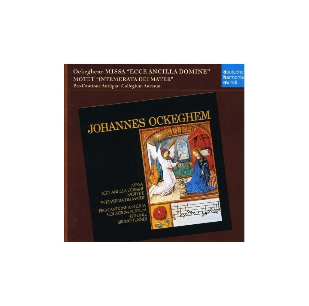 Диск OCKEGHEM: Missa Ecce Ancilla Domini, Motette Intemerata Dei Mater. (1 CD)