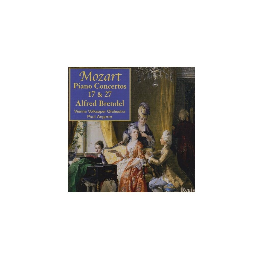 Диск Mozart, Piano Concerti #'s 17 & 27. (Alfred Brendel w.Vienna State Opera Orch./ Angerer) (1 CD)