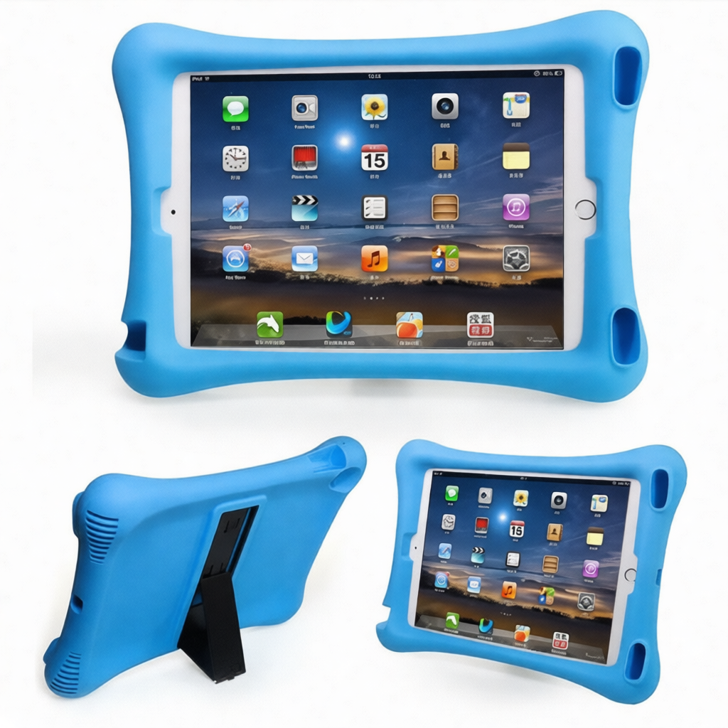Чехол-бампер MyPads для iPad Air 2 (A1566/ A1567) противоударный усиленный ударопрочный голубой