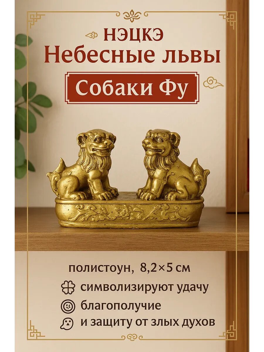 Сувенир нэцкэ собаки Фу