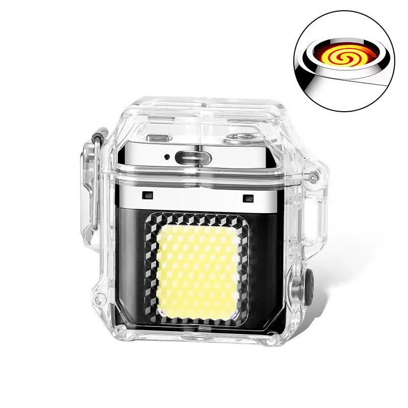 Многофункциональный брелок-фонарь с функцией зажигалки, портативный рабочий фонарь, мощный фонарик с функцией зажигалки