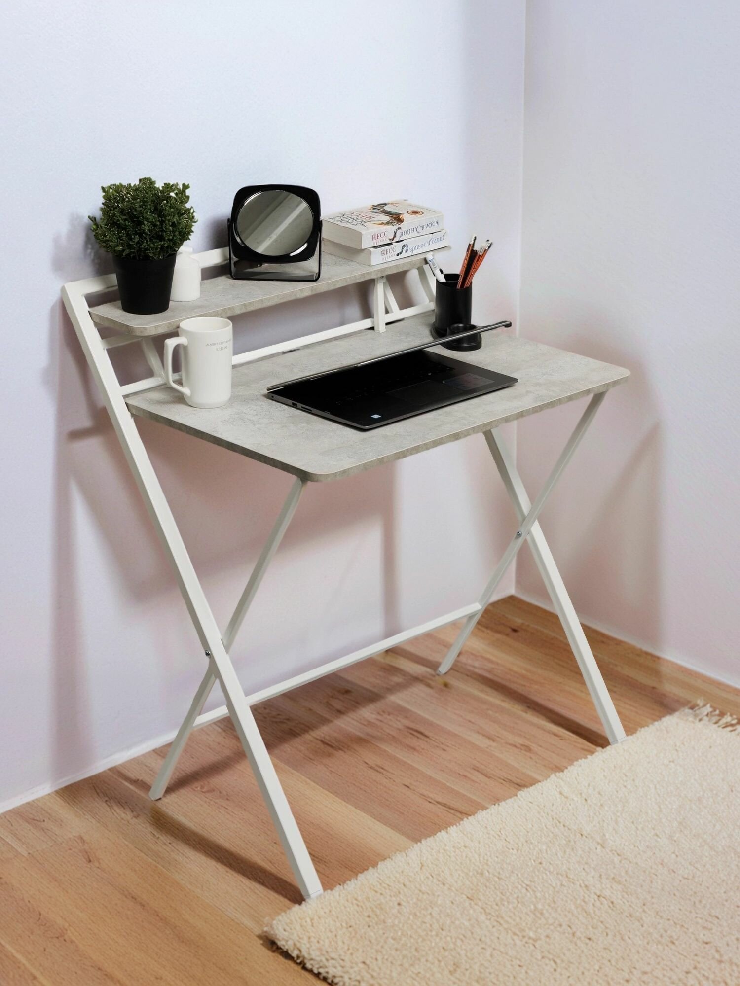 Стол письменный складной, Цемент