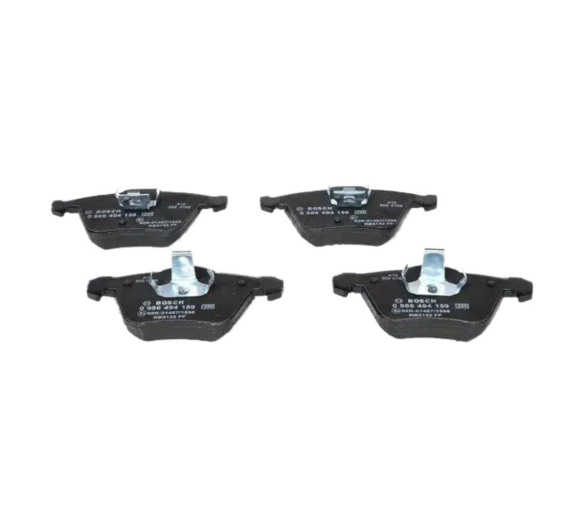 Колодки тормозные BOSCH 986494159 передние, Volvo S80 II 2.4-4.4 D, T 03, 06-, XC 90 2.4-4.4, V