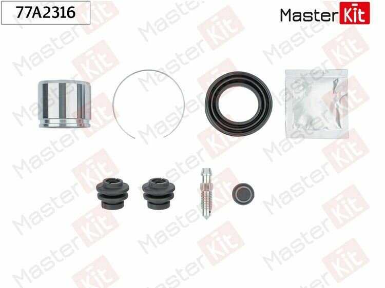 Ремкомплект тормозного суппорта + поршень Toyota YARIS (_P1_) 1999 - 2005, MASTERKIT 77A2316