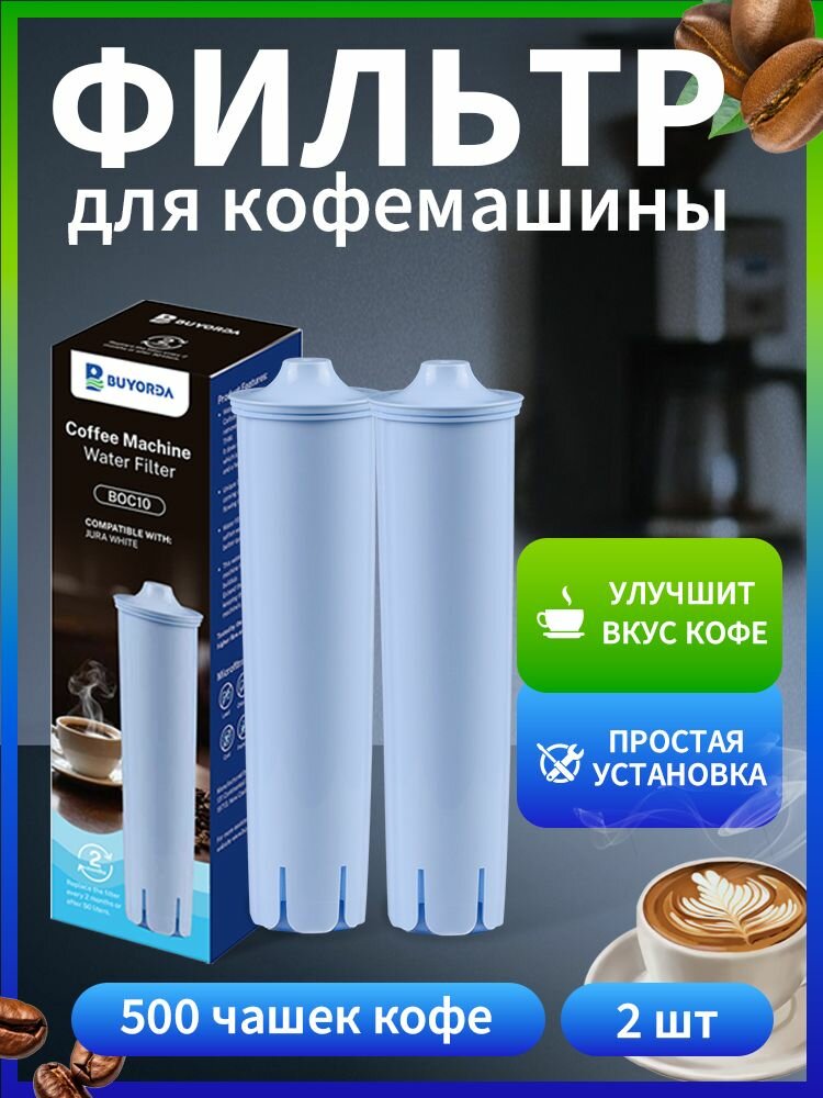 Фильтр для кофемашины, сменный картридж для Jura Clearyl Blue 71445, 67879, ENA3, ENA5, J6, J9, J95