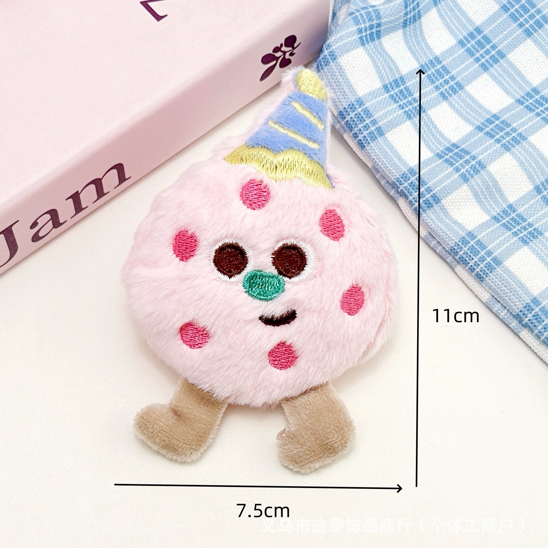 Мультяшный забавный бисквитный пищащий кулон, милый печенье, шоколадная кукла, брошь, аксессуары для одежды, обуви и