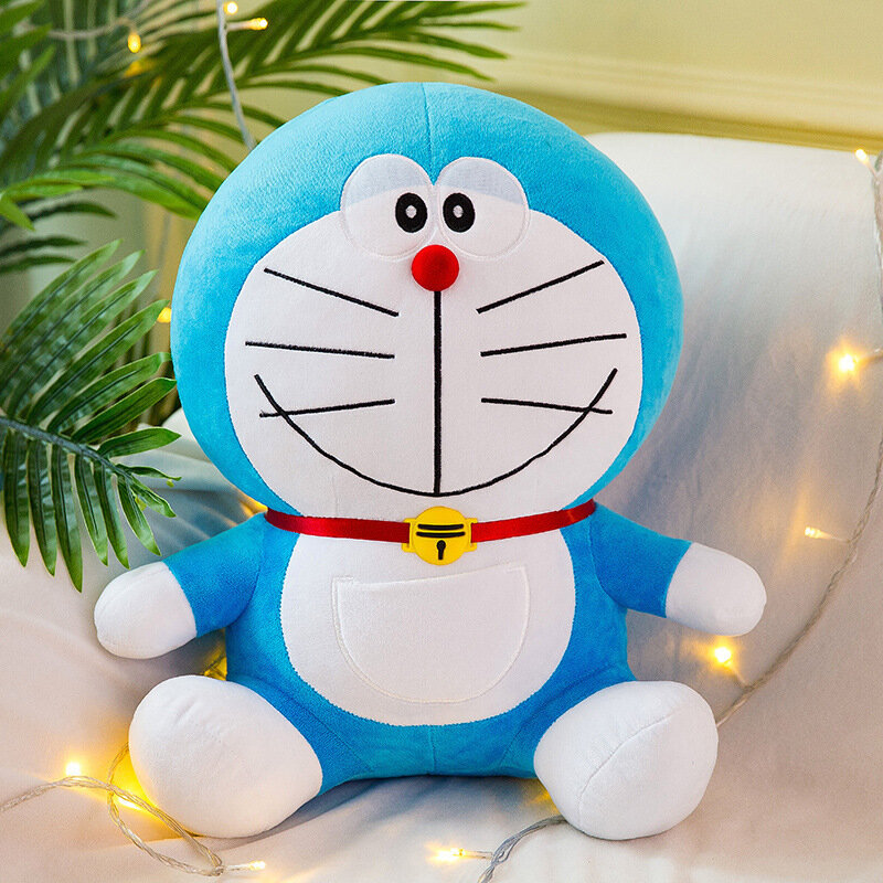 Мультфильм Doraemon Кукла Плюшевая Игрушка Большой звенящий Кот кукла мультфильм аниме детский подарок на день рождения