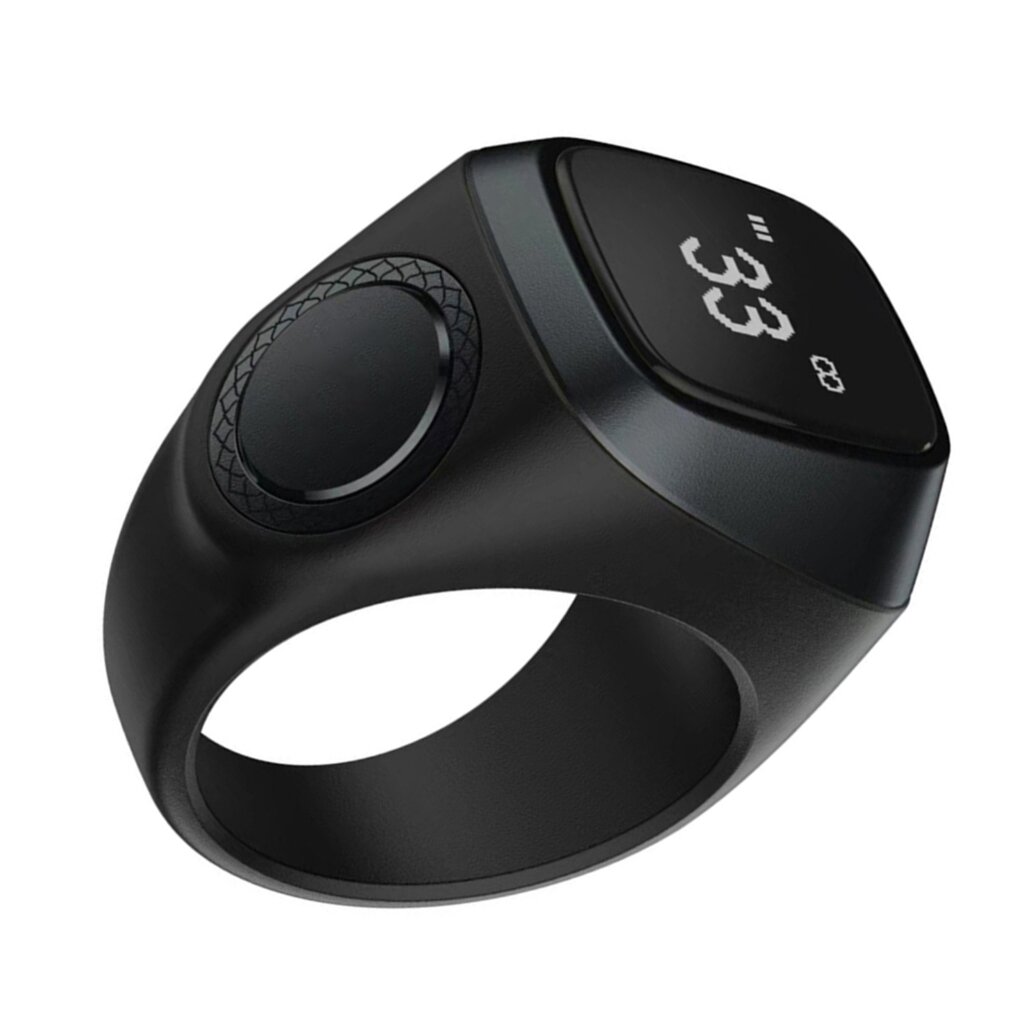 Цифровые исламские молитвенные кольца 22мм с дисплеем