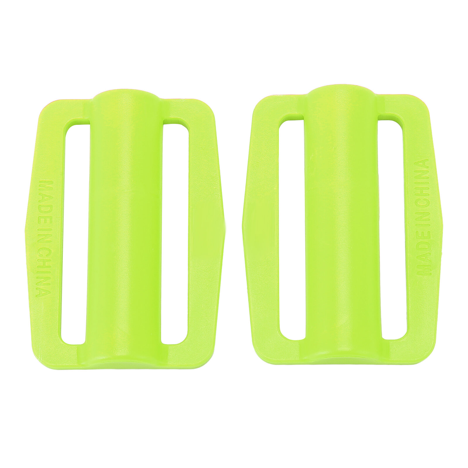 2 шт. гири для дайвинга с гладкой отделкой, устойчивый к эрозии пластиковый стальной пояс для дайвинга, быстроразъемная пряжка для подводного плавания, подводной рыбалки, флуоресцентный желтый цвет