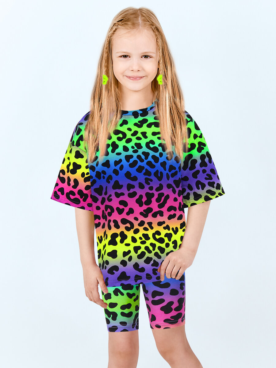 Комплект одежды с велосипедками детский летний