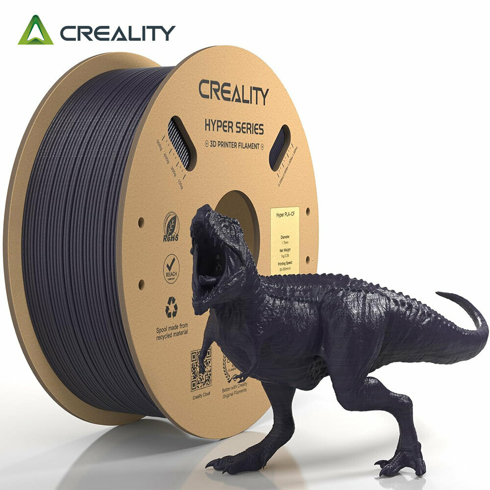 Нить для 3D принтера Creality Hyper PLA-CF Purple, 1 кг, 1.75 мм