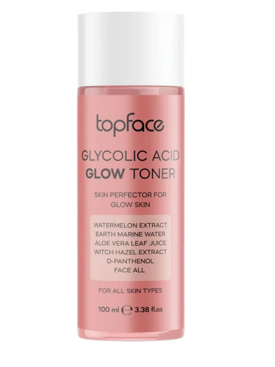 Тоник Topface Glycolic Acid Glow Toner с гликолевой кислотой для сияния кожи, 100 мл