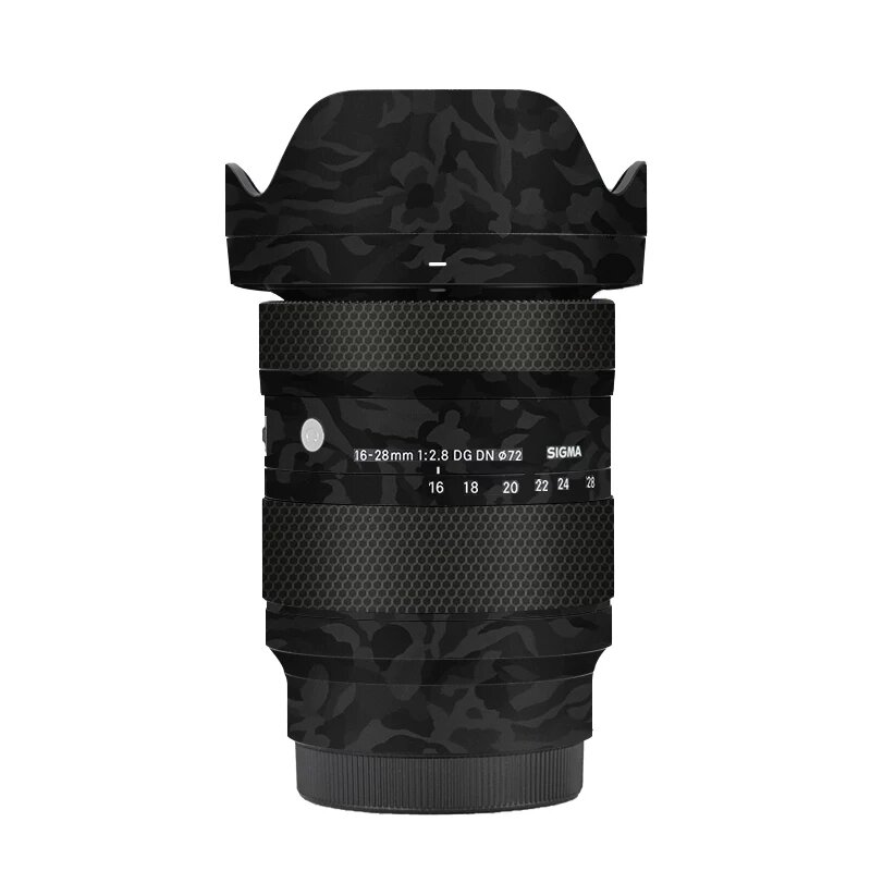 Защитная пленка для объектива Sigma 16-28мм F2.8 DG DN (Sony E-mount), полная защита, клей 3M, теневой бежевый