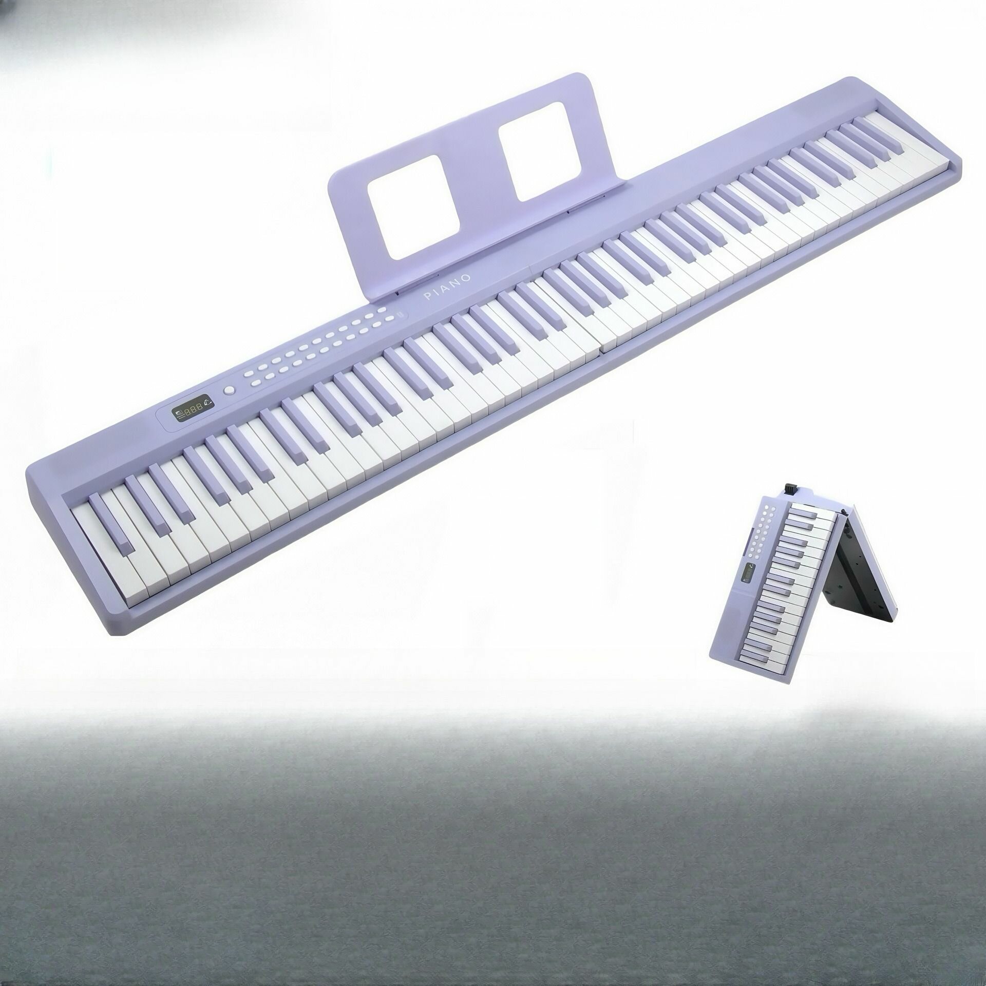 Складное электронное пианино с 88 клавиатурами, портативное для начинающих