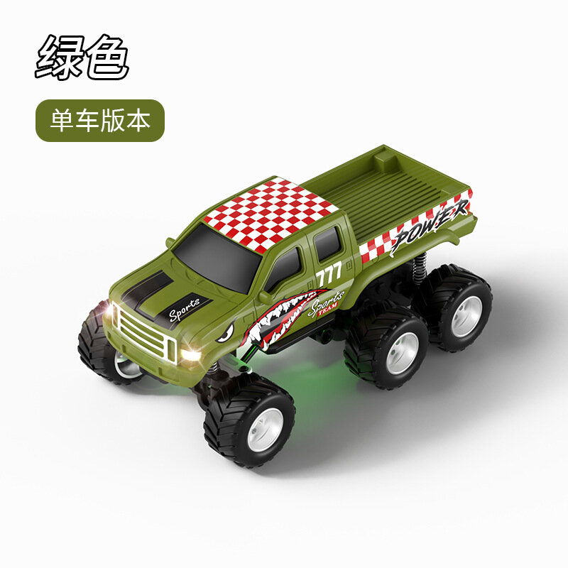 Новая радиоуправляемая машинка Q-версии из сплава, шестиколесный полномасштабный внедорожный пикап, игрушечная модель для мальчиков.