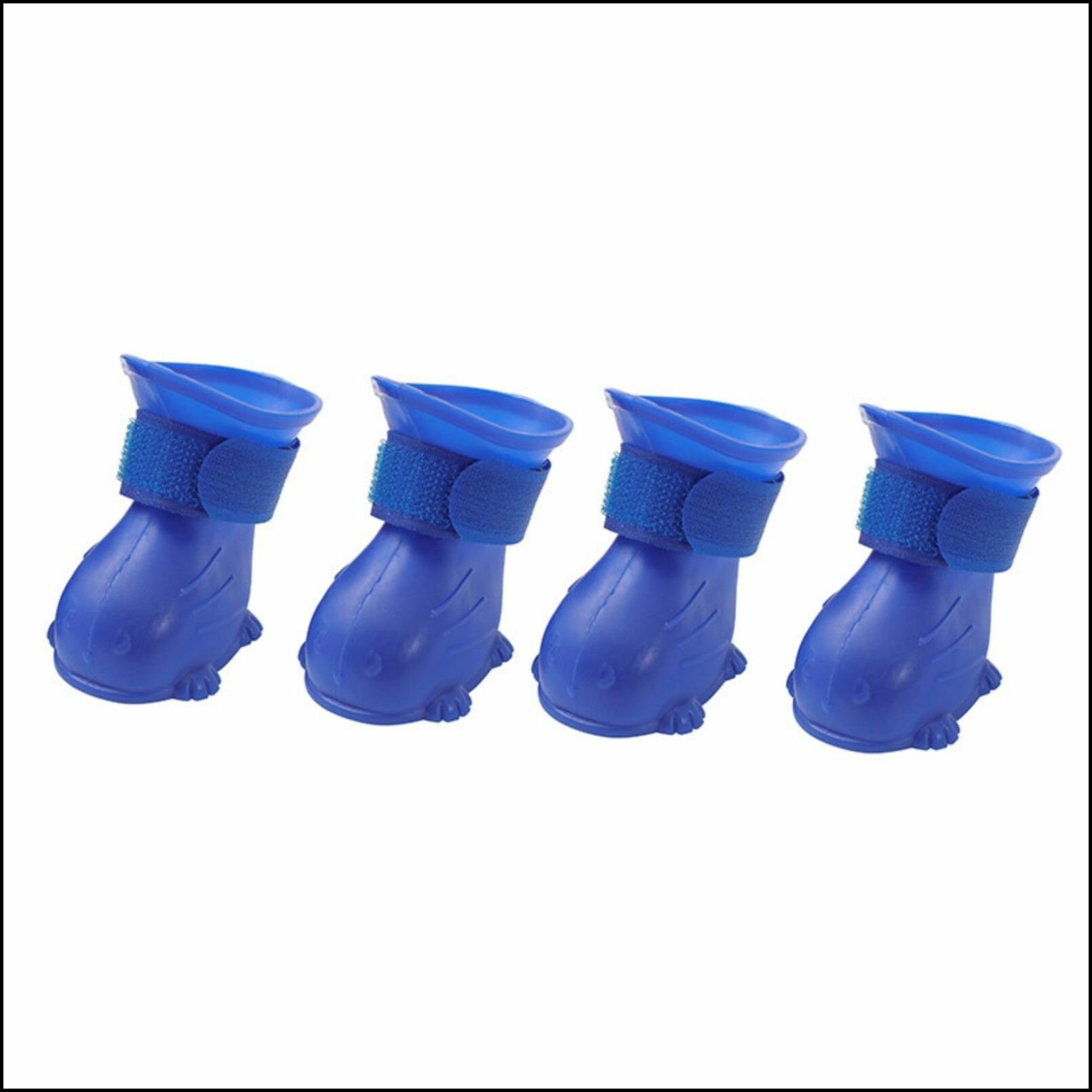 Limpopo shop, обувь для собак мелких средних и крупных пород, ботинки резиновые всепогодные, на липучке, размер L (6Х4,5 см)