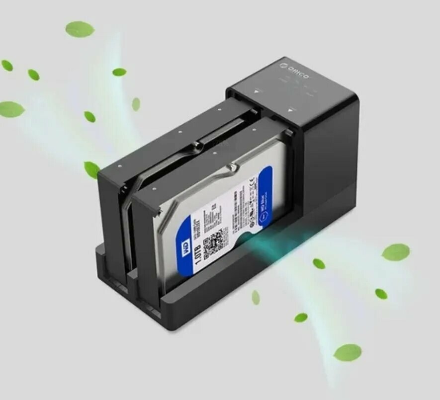 Док-станция ORICO USB 3.0 для 2 жестких дисков с функцией автономного клонирования 3.5 SATA, расширяемое хранилище до 36 ТБ Plug&Play
