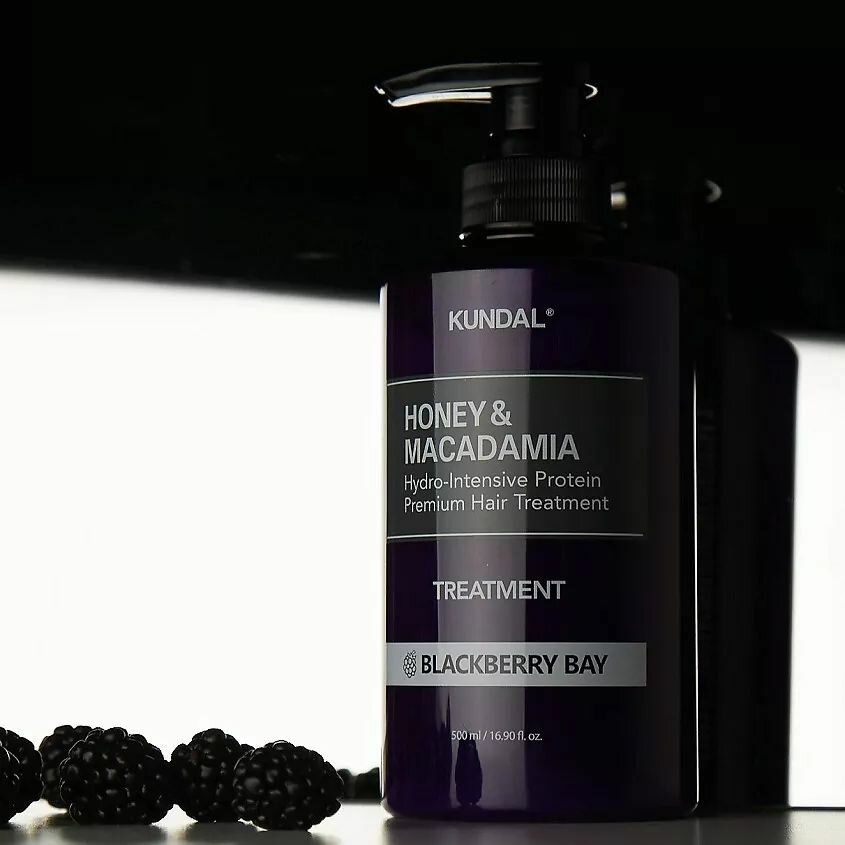 KUNDAL Кондиционер для волос Ежевичный залив Honey & Macadamia Treatment, 500 мл