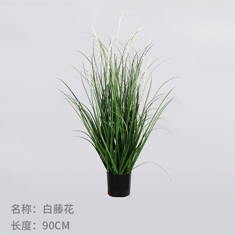 Сухоцветы, пампасная трава, искусственные цветы, зеленые растения, горшечные свадебные украшения для дома, декоративные элементы, собачья хвостовая трава, искусственные цветы, искусственные трости