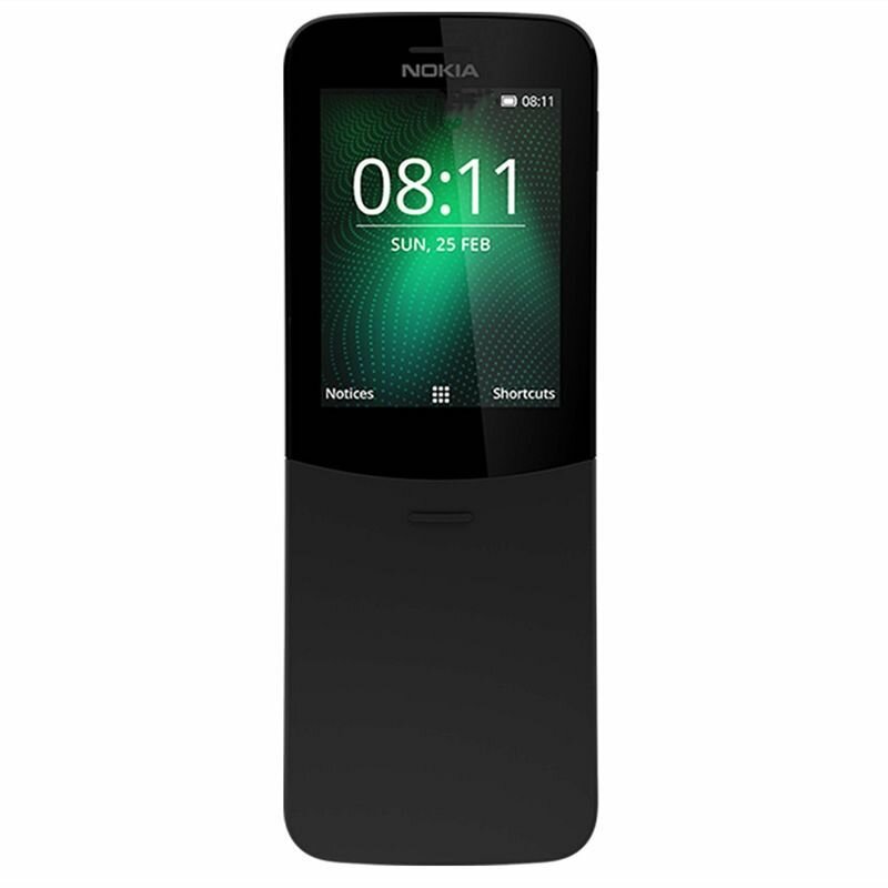 Nokia 8110 4G мобильный телефон с двумя SIM-картами с раздвижной крышкой, мобильный телефон для пожилых людей