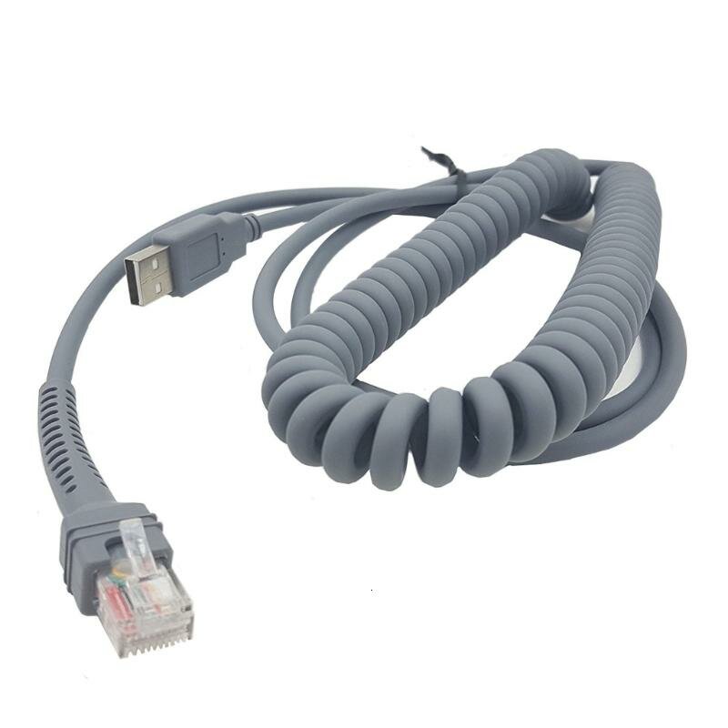 Кабель USB для LS2208, 9 футов, спиральный