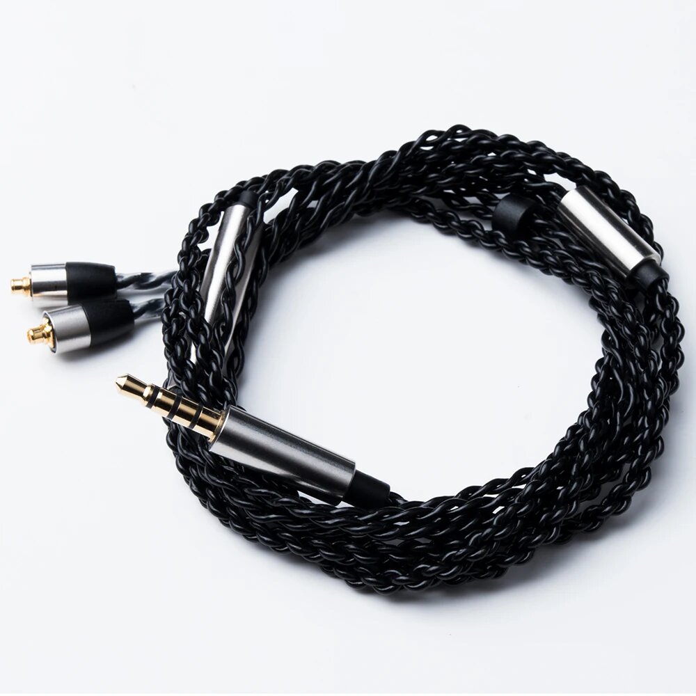 MMCX 3,5 мм кабель для наушников, запасная часть для наушников SE215 SE315 SE425 SE535 SE846 с микрофоном, совместимая с системой Android IOS, 1 шт.