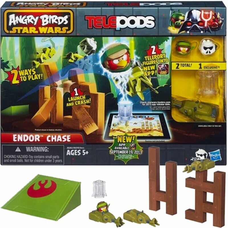 Hasbro gaming Angry Birds Star Wars Stella Telepods / игрушечный набор Злые птицы, состоящий из строительных блоков, подходит для подарков на день рождения детям от 5 лет и старше. Злые птицы