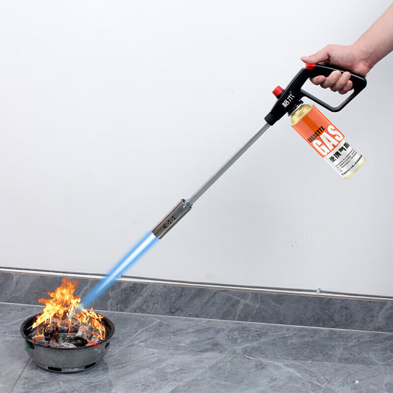 Пламя Пистолет Удлиненный Зажигатель Свиной Волос Горящий Высокая Мощность Калибр Длинная Трубка Карточный Тип Распылитель Пистолет для Открытого Воздуха Ветроустойчивый Огненный Пистолет