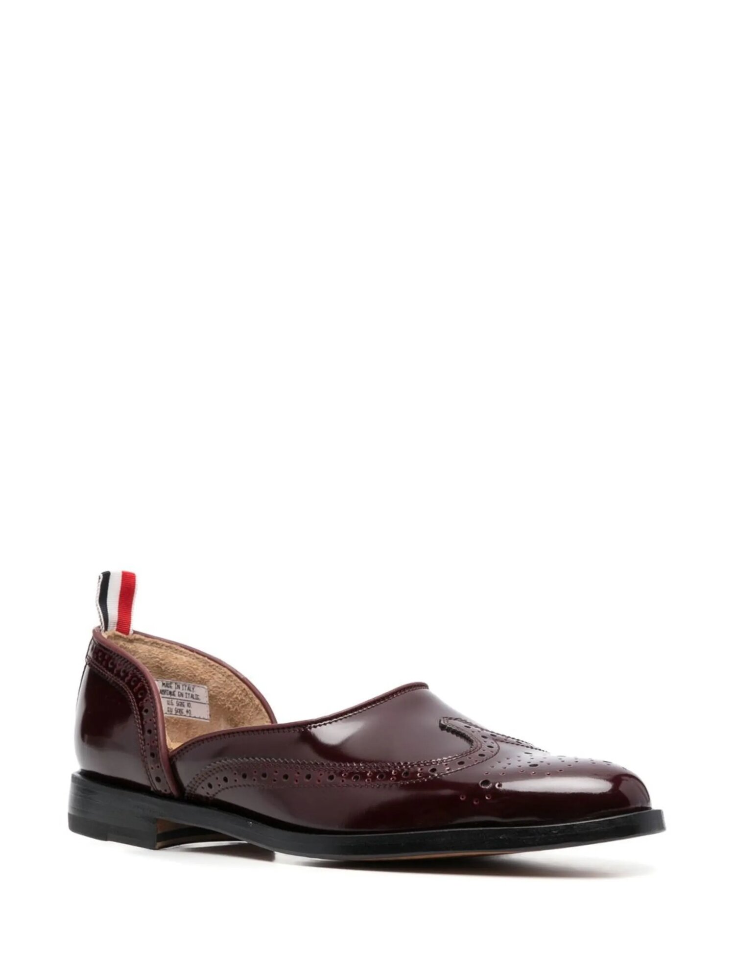 Туфли THOM BROWNE RWB Brogues, размер 36.5 EU, красный — фото 1